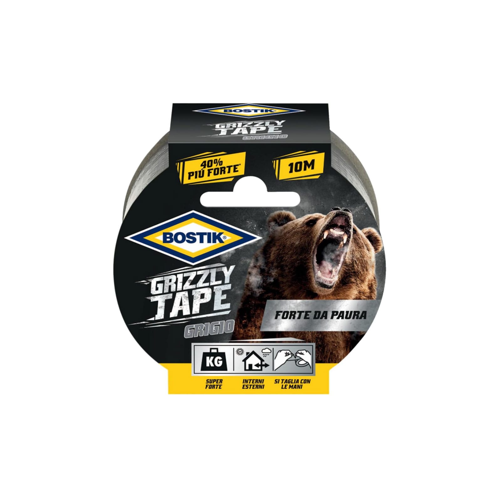 Bostik GRIZZLY TAPE BLACK 10M X 6 Nastro - La Meccanica Online